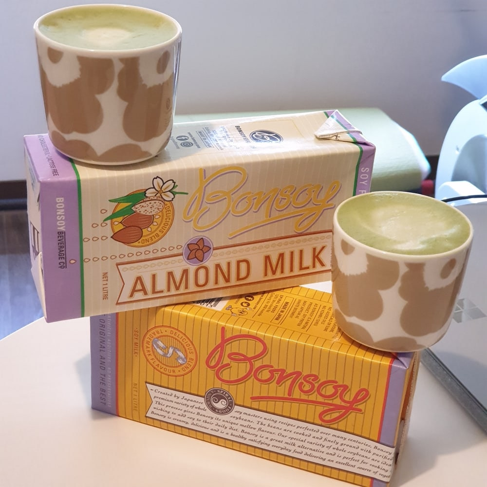 《Bonsoy 棒豆奶》抹茶豆奶拿鐵 Matcha Soy Latte - 差旅人妻的日常 | Now On Trip